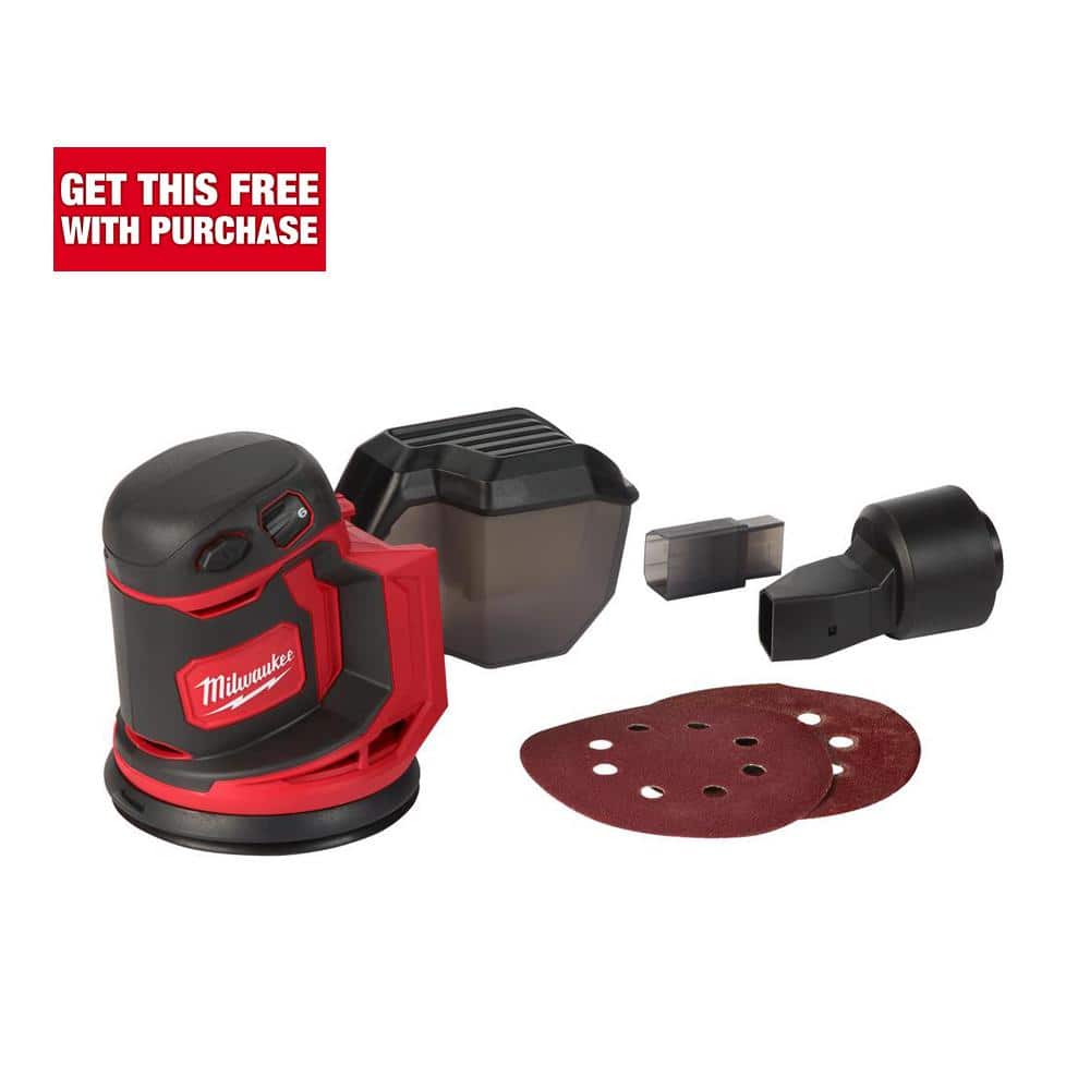 Milwaukee M18 18V Lithium-Ion Cordless 5 in. Random Orbit Sander (Tool ...