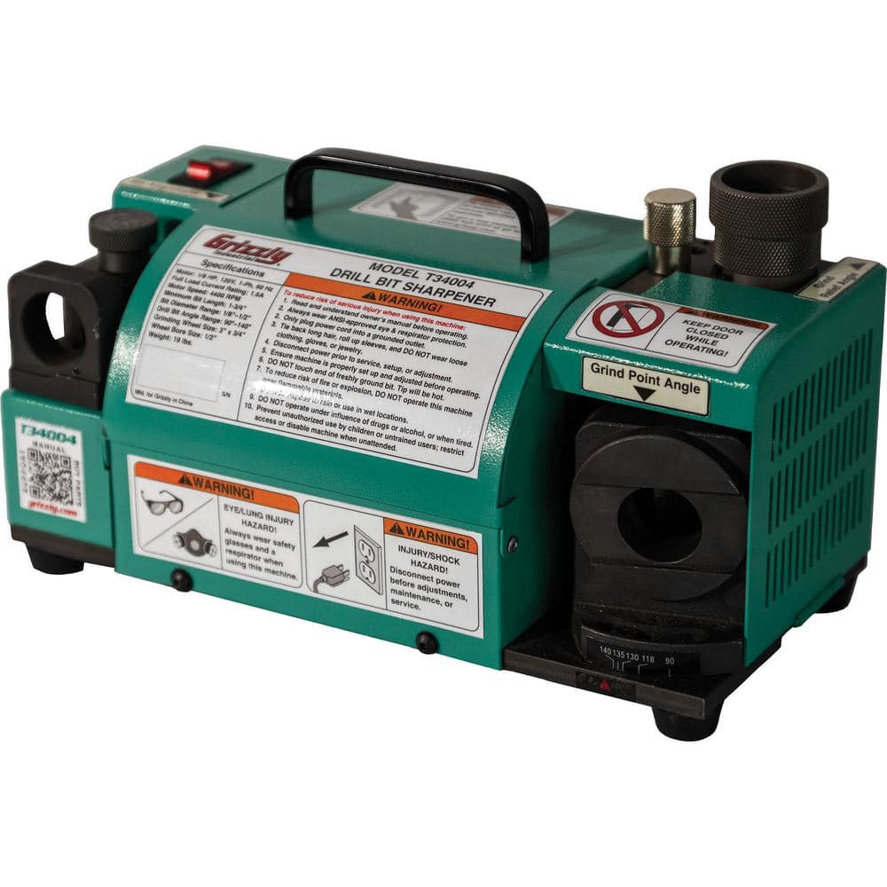 Grizzly Industrial Drill Bit Sharpener T34004 - The Home Depot