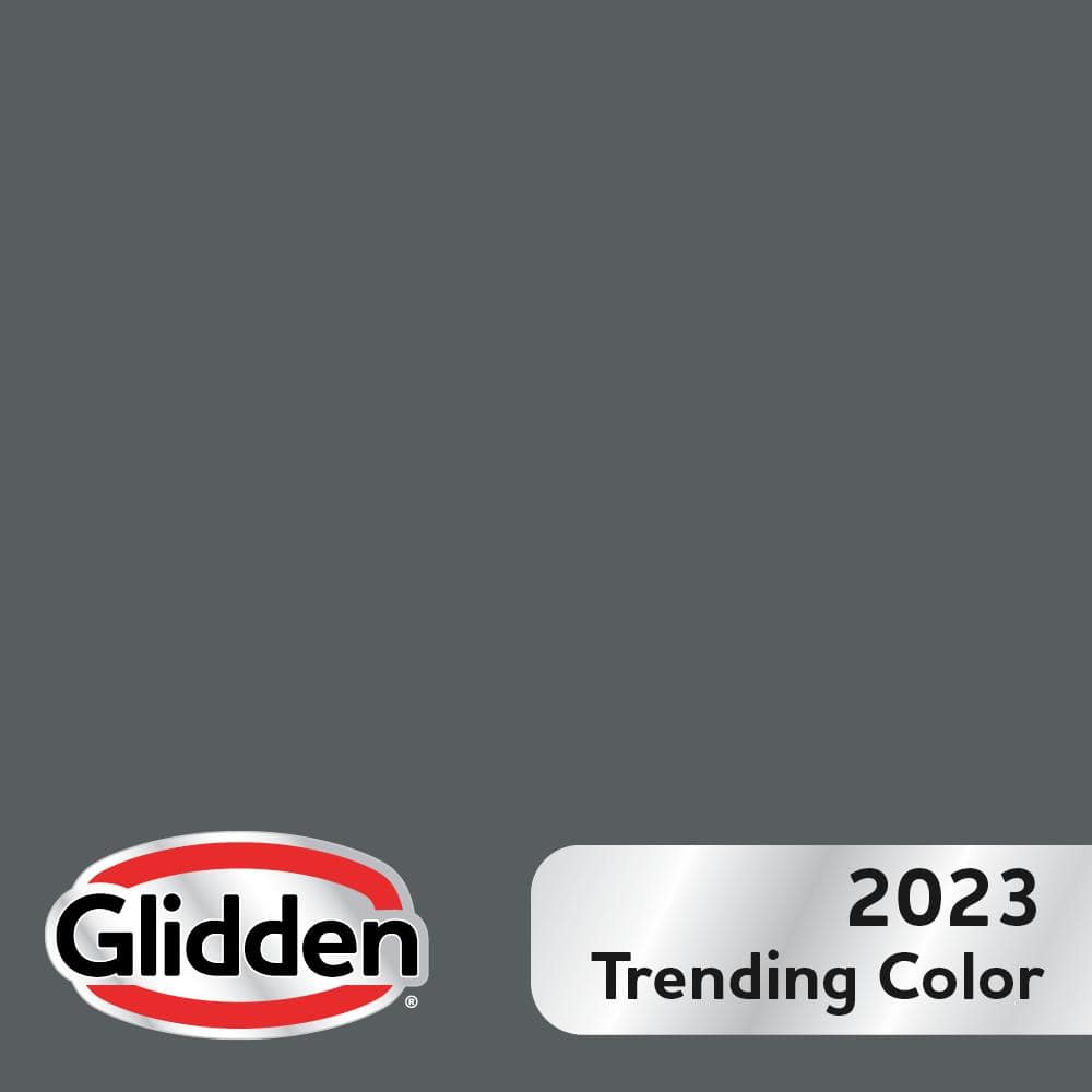 Glidden 8 oz. PPG1036-7 Mostly Metal Satin Interior Paint Sample ...