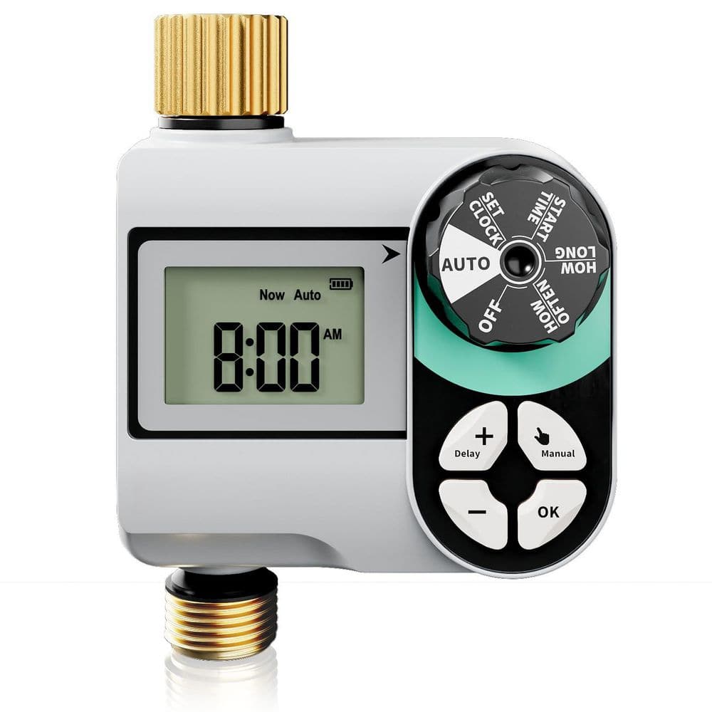 OGETFUUR Programmable Faucet Timers with Brass Inlet and Outlet, Water ...