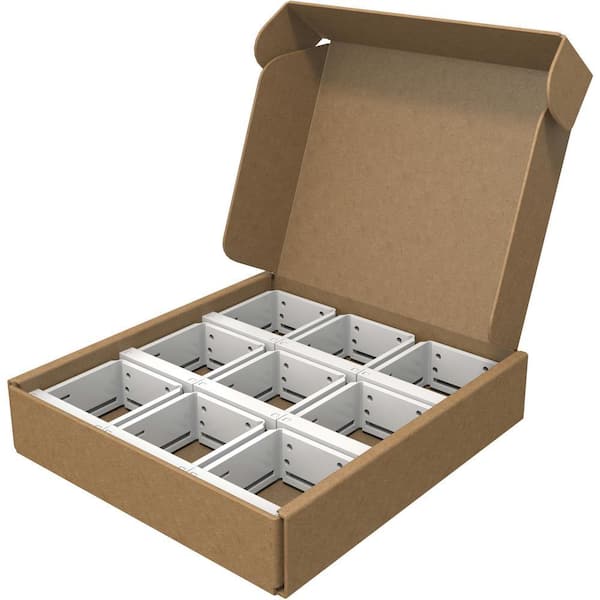Swidget Plastic Blank Inserts 9-Pieces in White KXB09PWA - The Home Depot