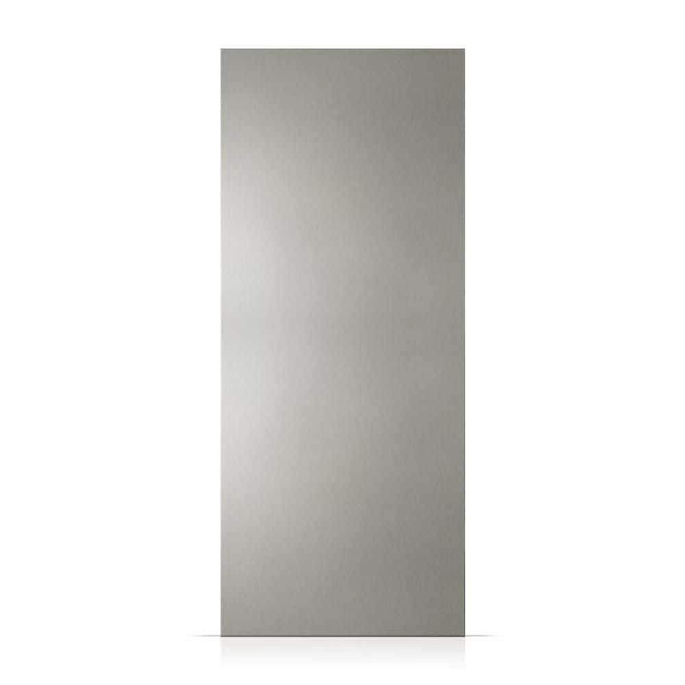 CALHOME 32 in. x 92 in. Metallic Silver Flush Hollow Core Composite ...