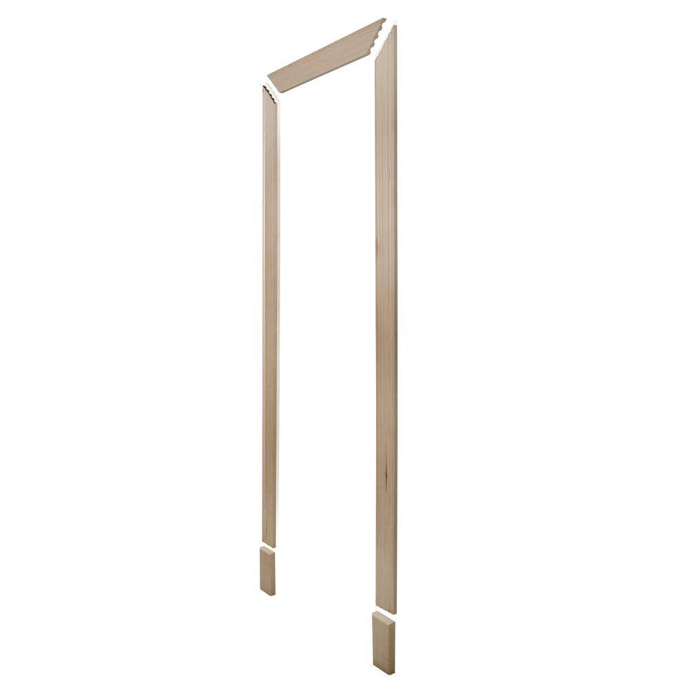 Ornamental Mouldings 2.5 in. D x 4 in. W x 82 in. L Unfinished Aspen ...