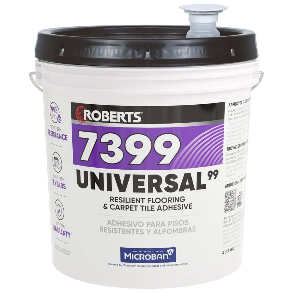 ROBERTS 4 Gal. (16 qt. ) 8-10 Hour Dry Time Universal Resilient ...