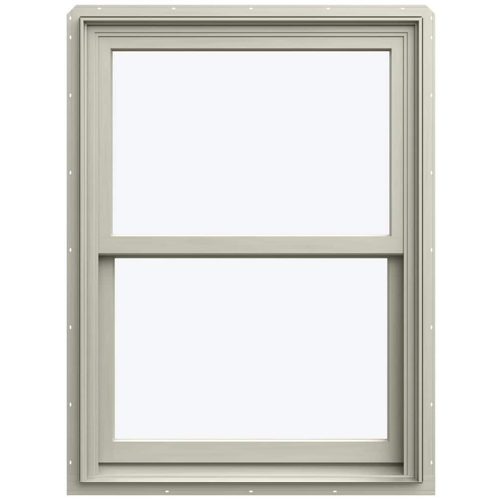 JELD-WEN 37.375 in. x 64 in. W-5500 Double Hung Wood Clad Window ...