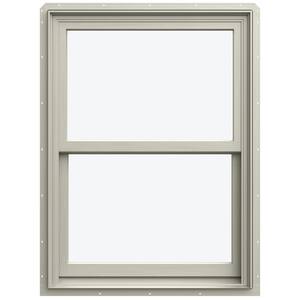 JELD-WEN 35.375 in. x 60 in. W-5500 Double Hung Wood Clad Window ...
