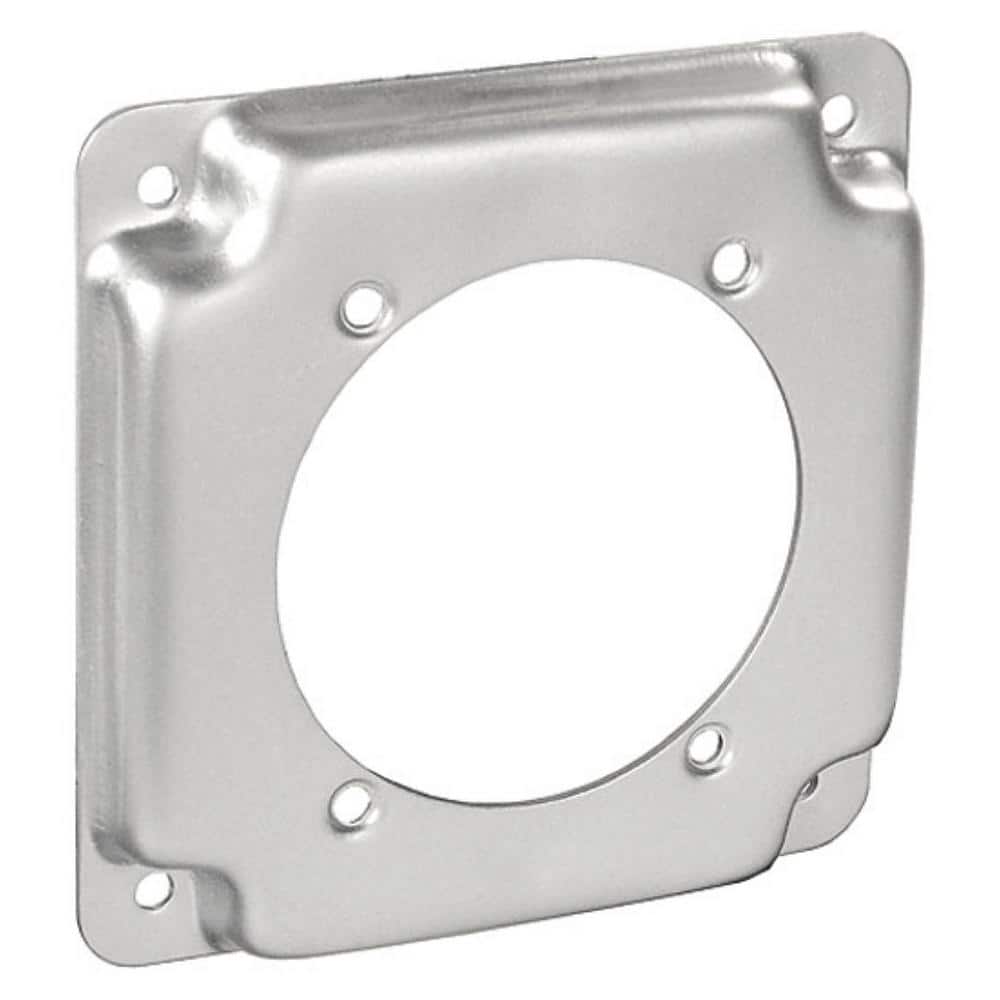 Southwire 4 in. Receptacle Box Cover 1/2 in. Raised - 2.441 in. dia. 1 ...