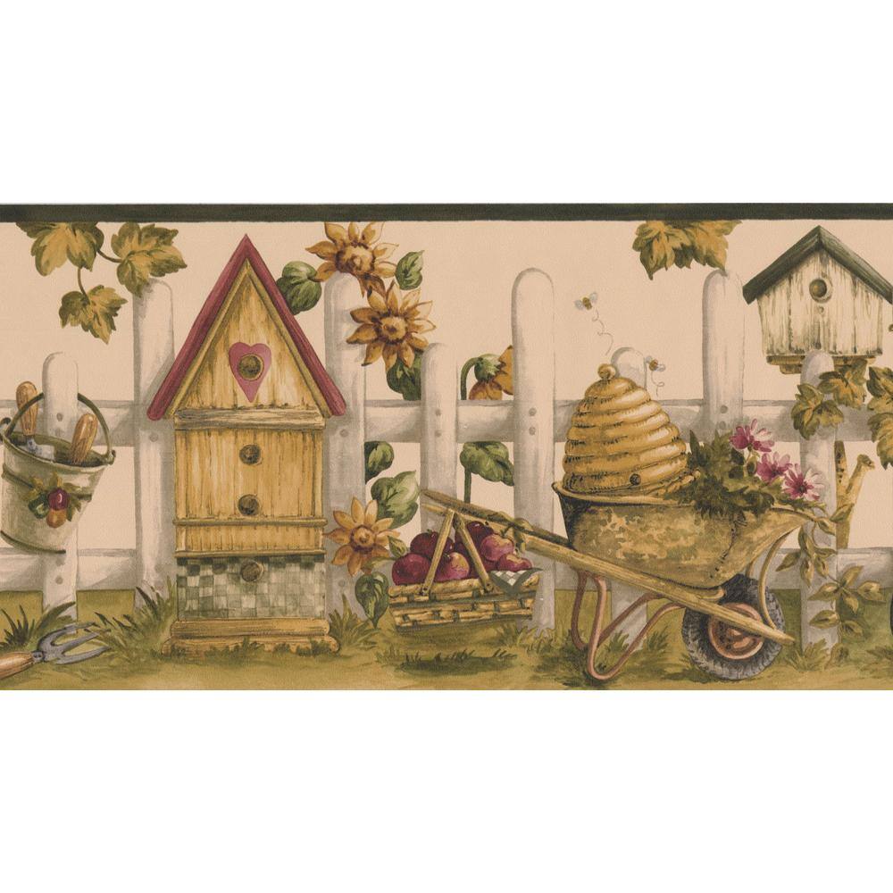 Norwall Border Multi Wallpaper Border-NC76777 - The Home Depot