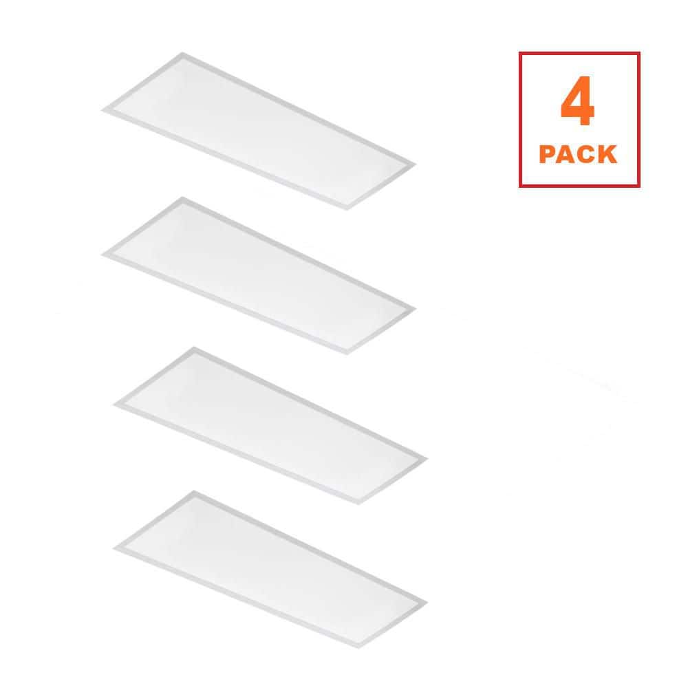 ETI LIGHTING 1 ft. x 4 ft. Selectable Lumens Wattage 3500K 4000K 5000K ...