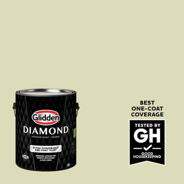 Glidden Diamond 1 gal. PPG1119-3 Beach Grass Ultra-Flat Interior Paint ...