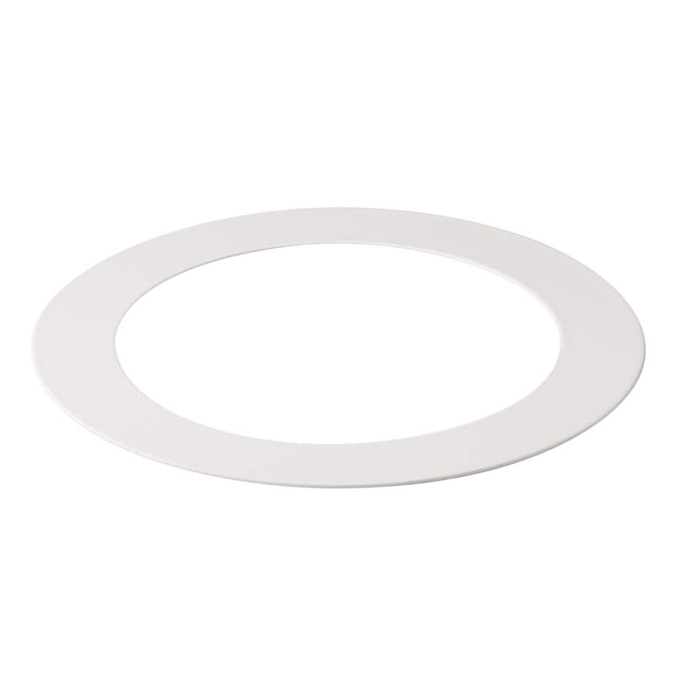 KICHLER Direct-to-Ceiling 4.3 in. to 5.6 in. White Universal Goof Ring ...