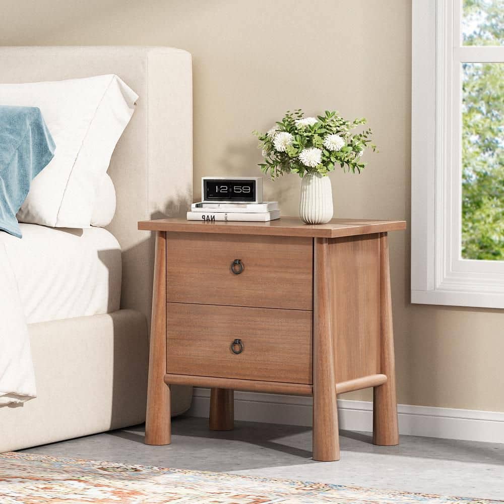 CHRISTOPHER KNIGHT HOME Edith Modern Natural Finish 2 Drawers 23.62 in ...