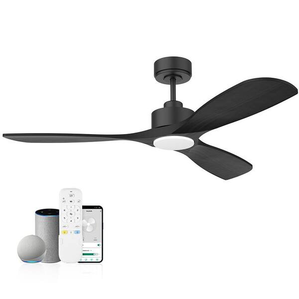 Have a question about MJHH 52 in. Modern Outdoor Indoor Black Ceiling ...