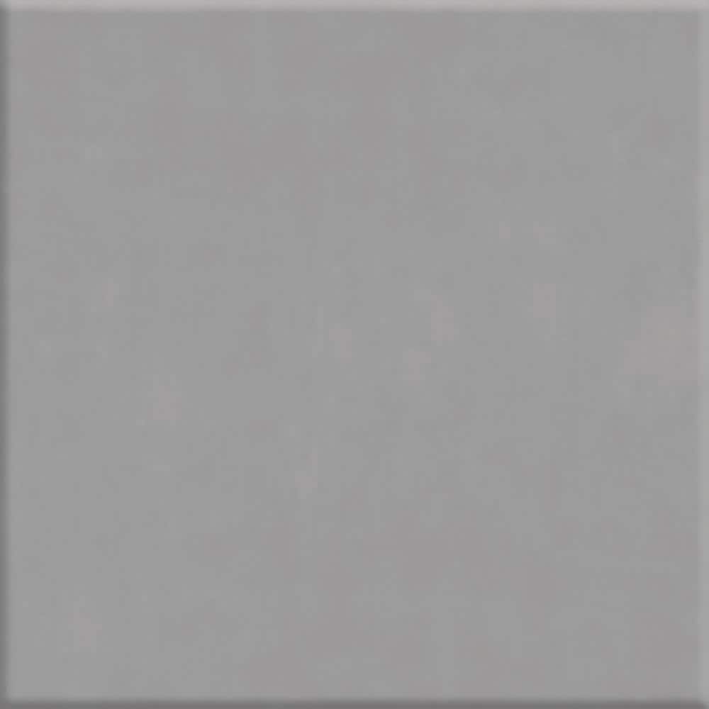 Roca Casablanca Solid Gray 8 in. x 8 in. Matte Ceramic Floor and Wall ...