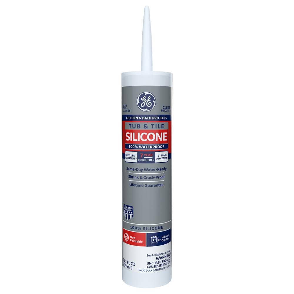 Reviews for GE Silicone 1 10.1 oz. Clear Tub and Tile Caulk | Pg 2 ...