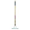 Husky 54 in. Long Wood Handle 19-Tine Adjustable Thatch Rake 77113-950 ...