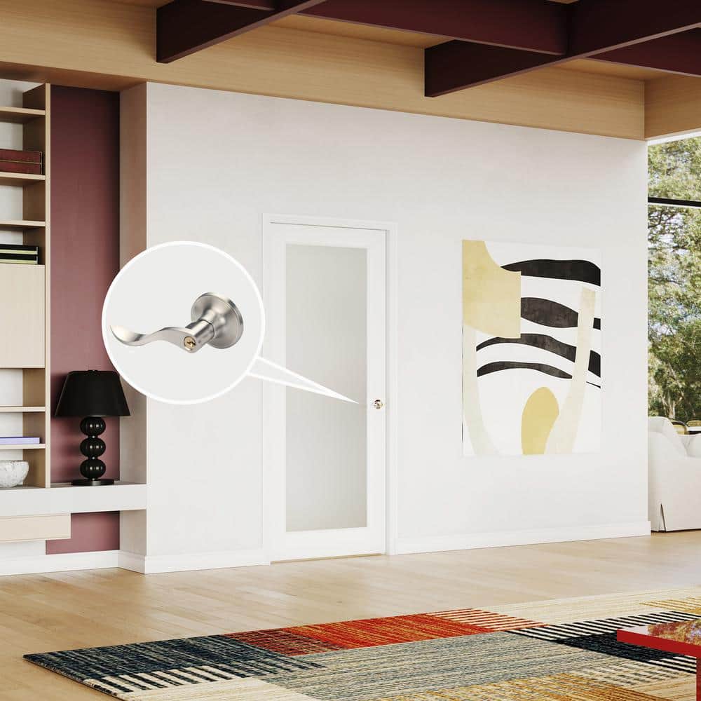 TENONER 32 in. x 80 in. Full-Lite Frosted Glass Interior Door Panels ...