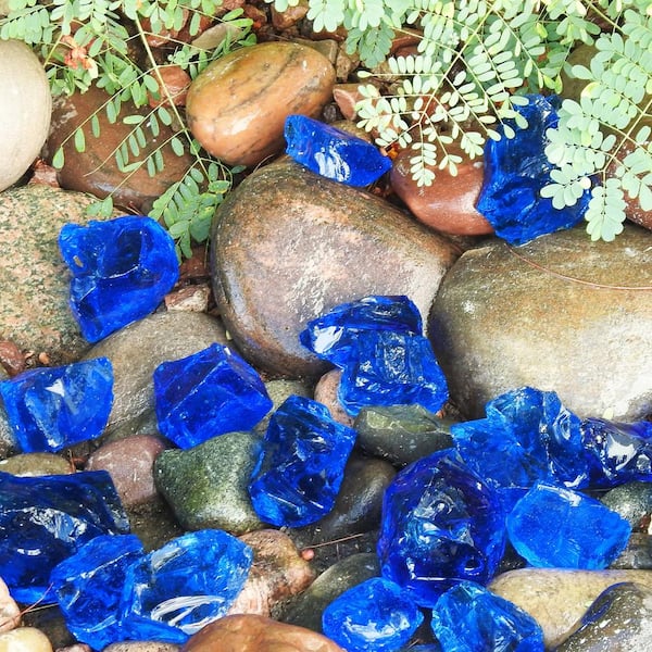 Recycled Glass Landscaping Ideas Crushed Landscape Glass Outdoor