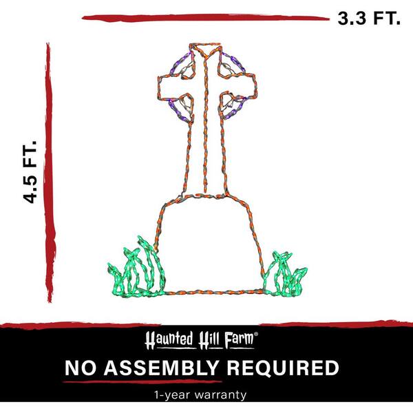 Cross Tombstone Drawing