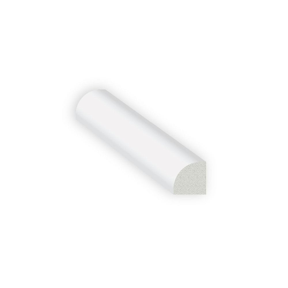 MTRIM 21/32 in. W x 21/32 in, H x 3 in. L. Quarter Round White ...