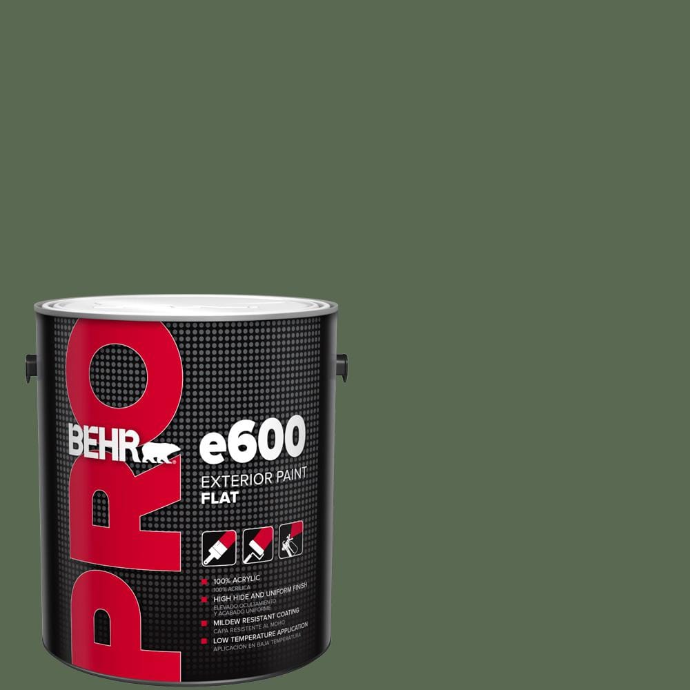 BEHR PRO 1 gal. #S390-7 Trailing Vine Flat Exterior Paint PR61301 - The ...