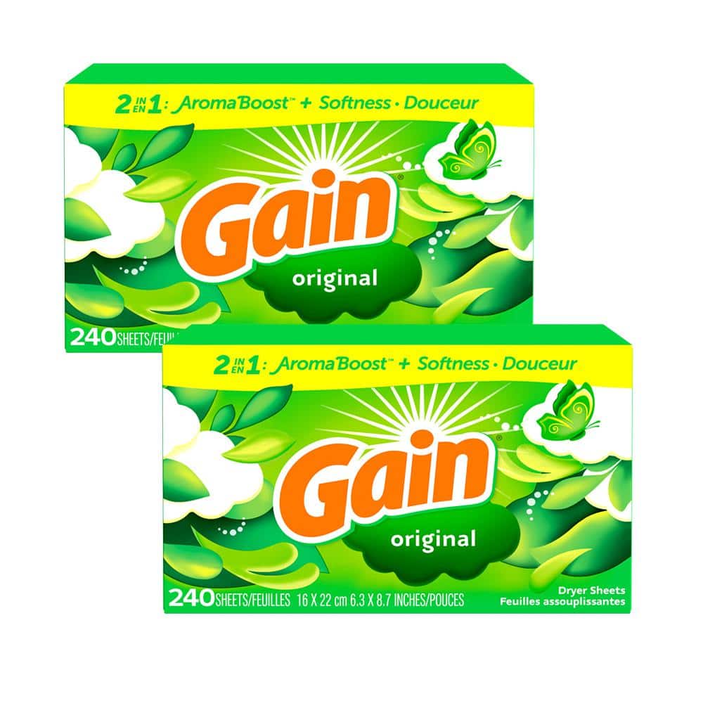 Reviews for Gain Original Scent Dryer Sheets (240-Count) (2-Pack) | Pg ...