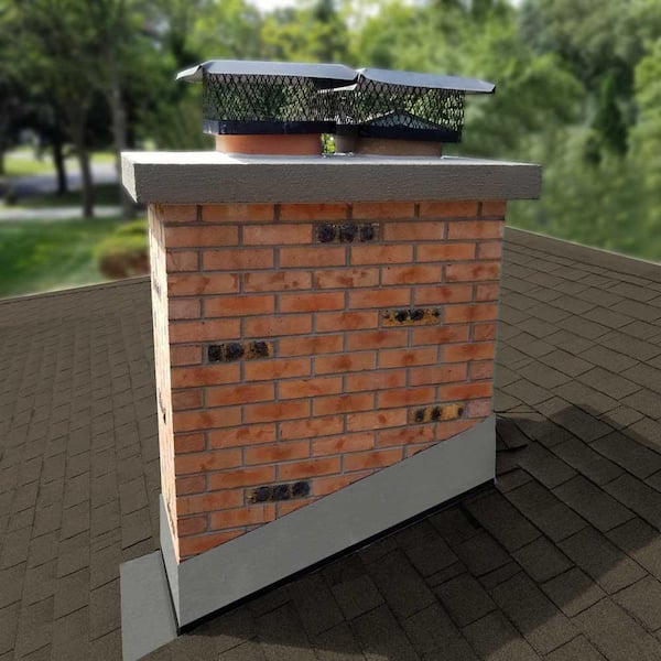 Gibraltar Building Products 7 in. x 10 ft. Steel Reglet Chimney ...