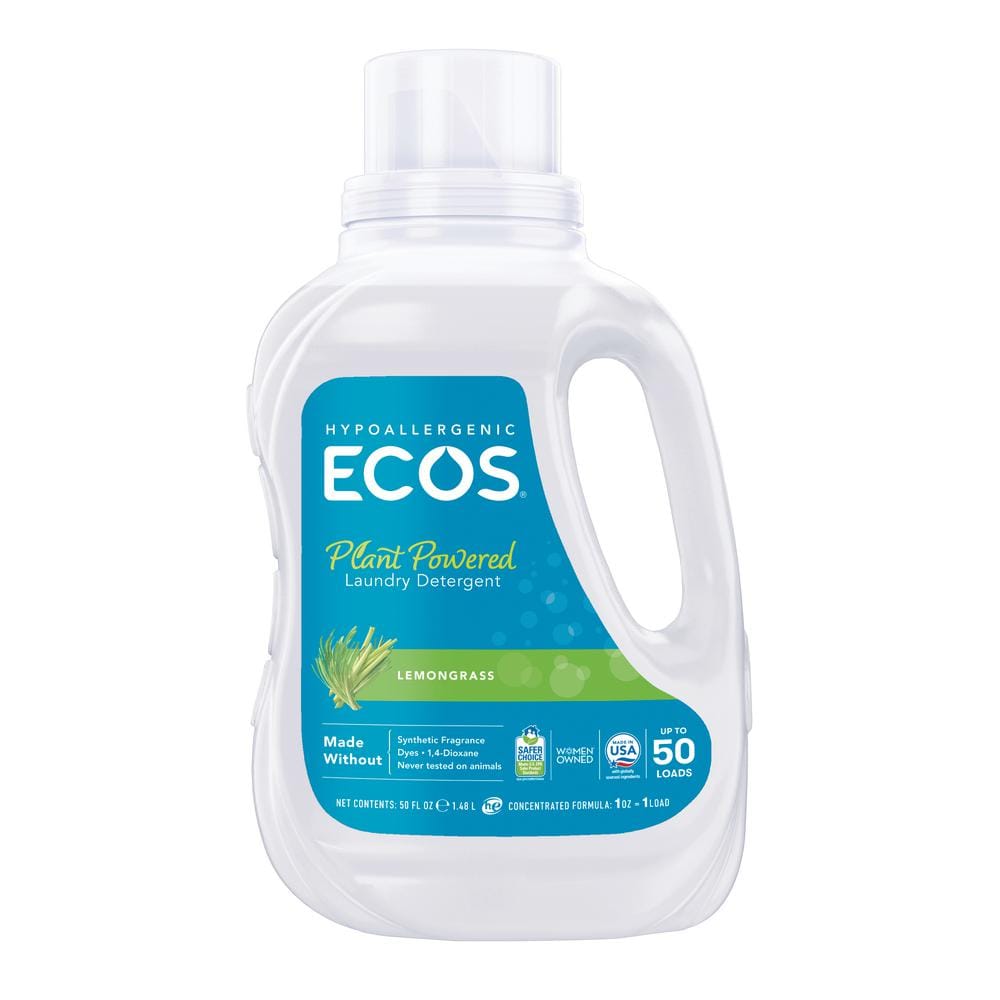 ECOS Lemongrass Scented Liquid Laundry Detergent 50 fl. oz. 975608 ...