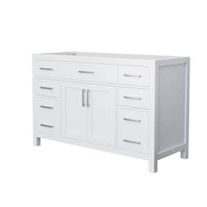 Wyndham Collection Beckett 47.25 in. Bath Vanity Cabinet without Top in ...