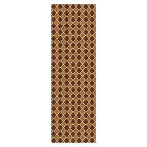 PLAYA RUG Heavy Duty Brown and Beige 36 in. W x 35 ft. L Indoor/Outdoor ...
