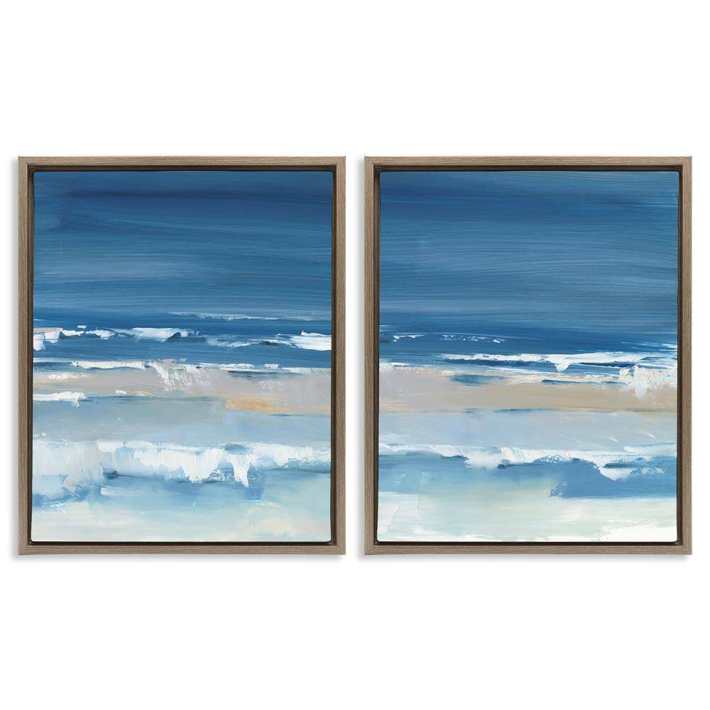 Stupell Industries Crashing Beach Wave Shore by Ethan Harper 2 Piece ...