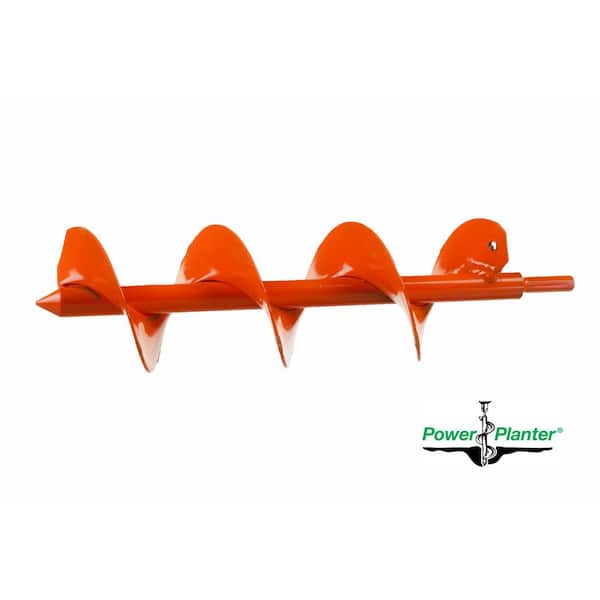 Power Planter USA 12 in. x 3 in. Multi-Purpose Bulb Plant Auger 312-ORG ...