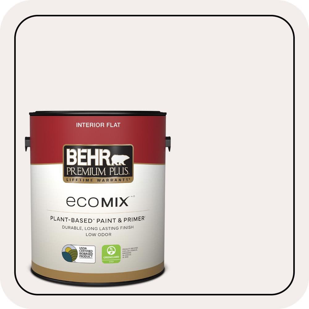 BEHR PREMIUM PLUS 1 gal. #PPL-12 Rose Dawn Flat EcoMix Plant-Based ...