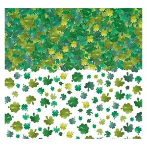 Amscan St. Patrick's Day Foil Metallic Shamrock Stickers (3-Count, 8-Pack)-158016 - The Home Depot
