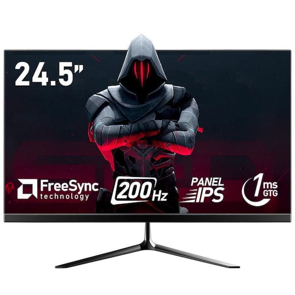 Vrbgify 24.5in. IPS Gaming Monitor, FHD 1080p Screen,200Hz Refresh Rate ...