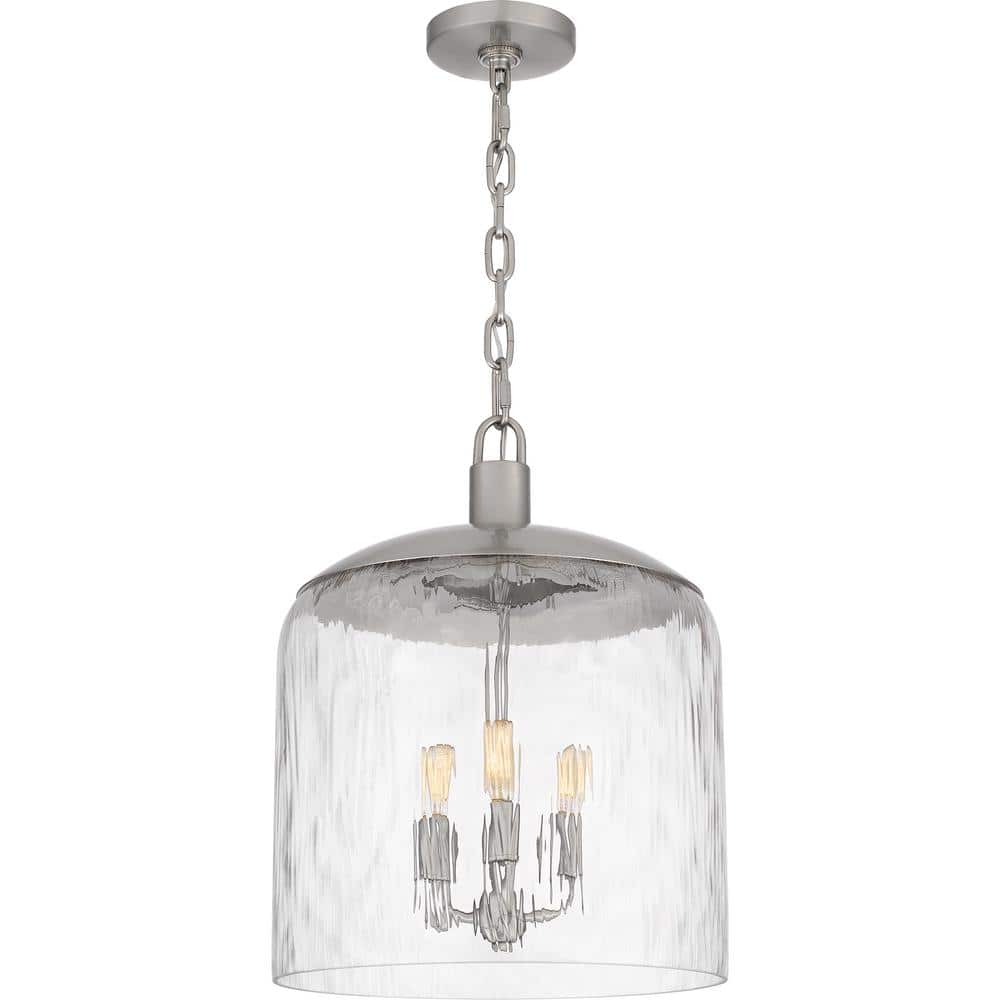 Quoizel Selma 3-Light Brushed Nickel Pendant Light QP6205BN - The Home ...