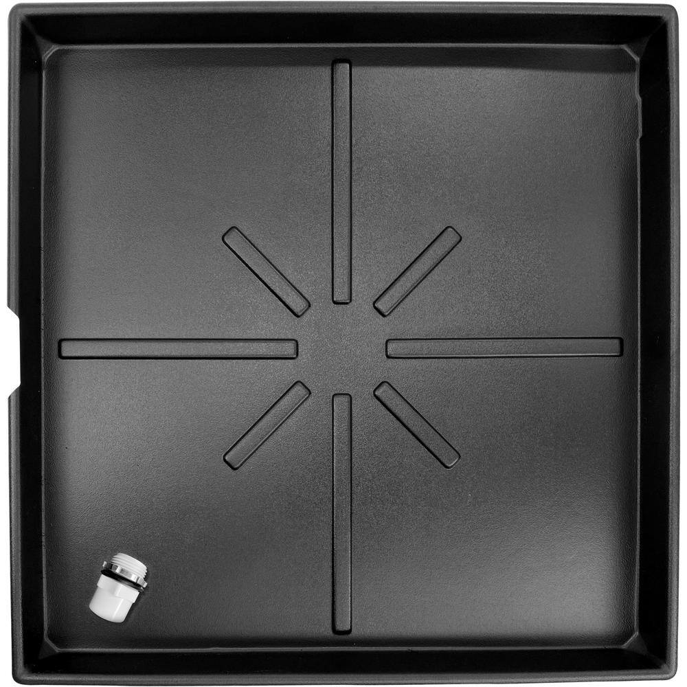 AMERICAN BUILT PRO 36 in. x 36 in. Heavy Duty Plastic HVAC Condensate ...