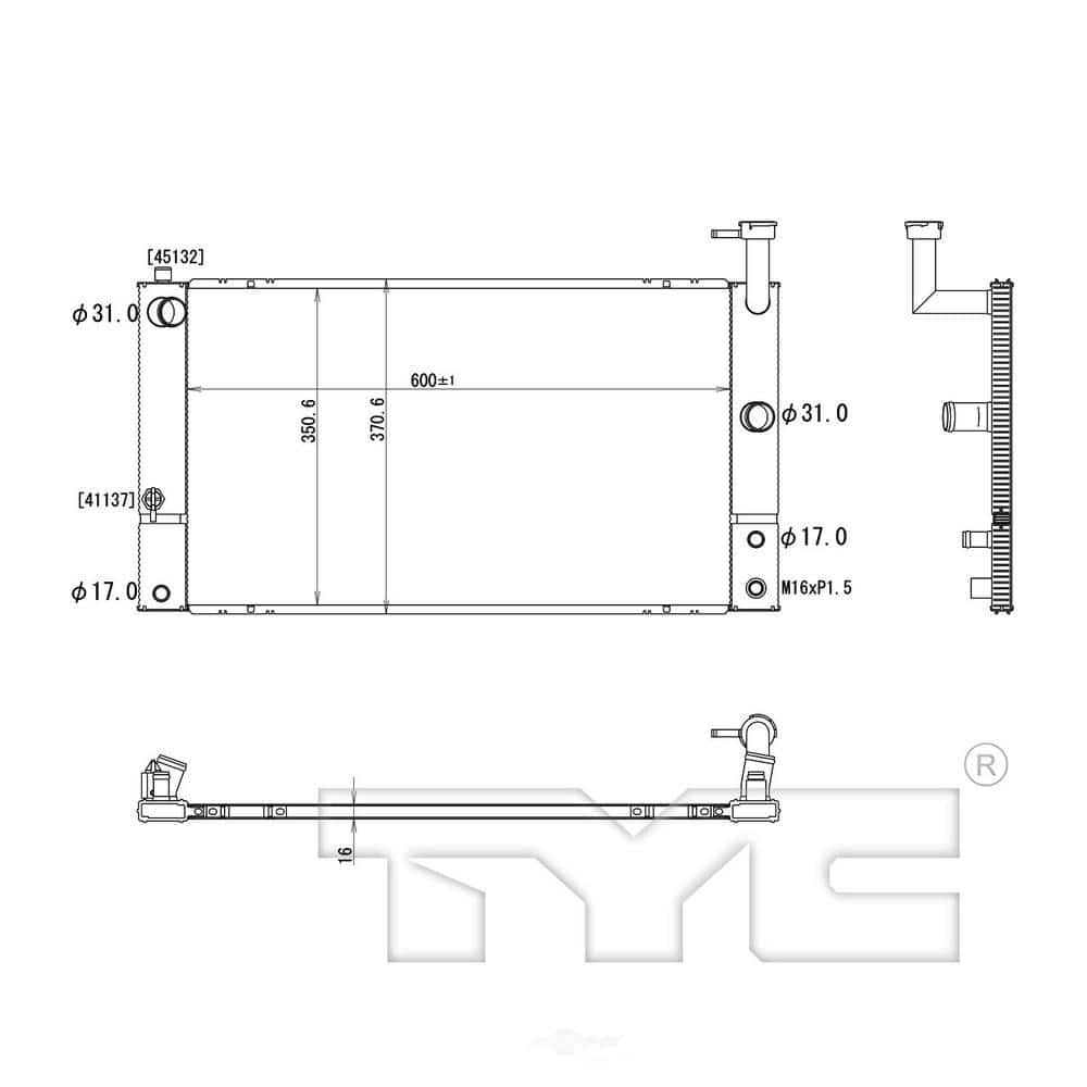 TYC Radiator 2758 - The Home Depot