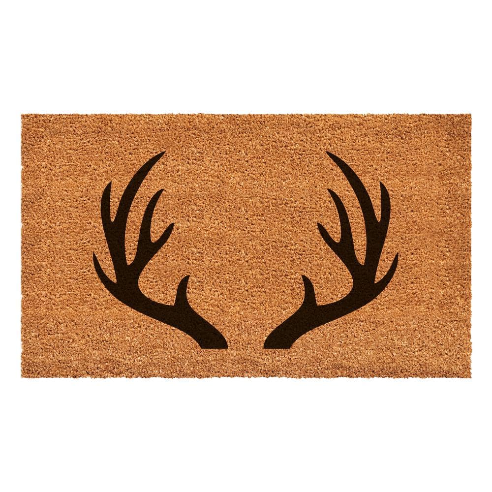 Calloway Mills Antler Multi-Colored 36 in. x 72 in. Indoor or Outdoor ...