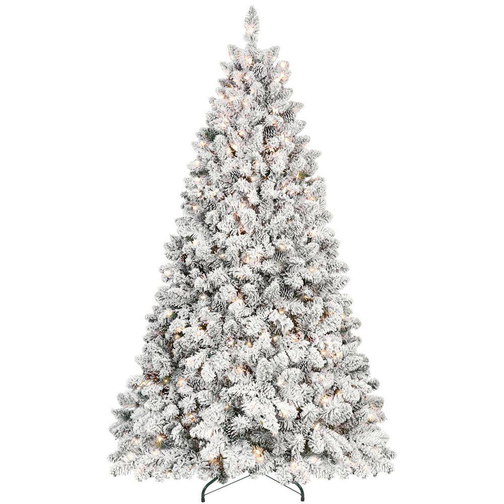 8 Ft Flocked Christmas Tree