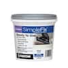 Custom Building Products SimpleFix White 1 qt. Pre-Mixed Adhesive and ...