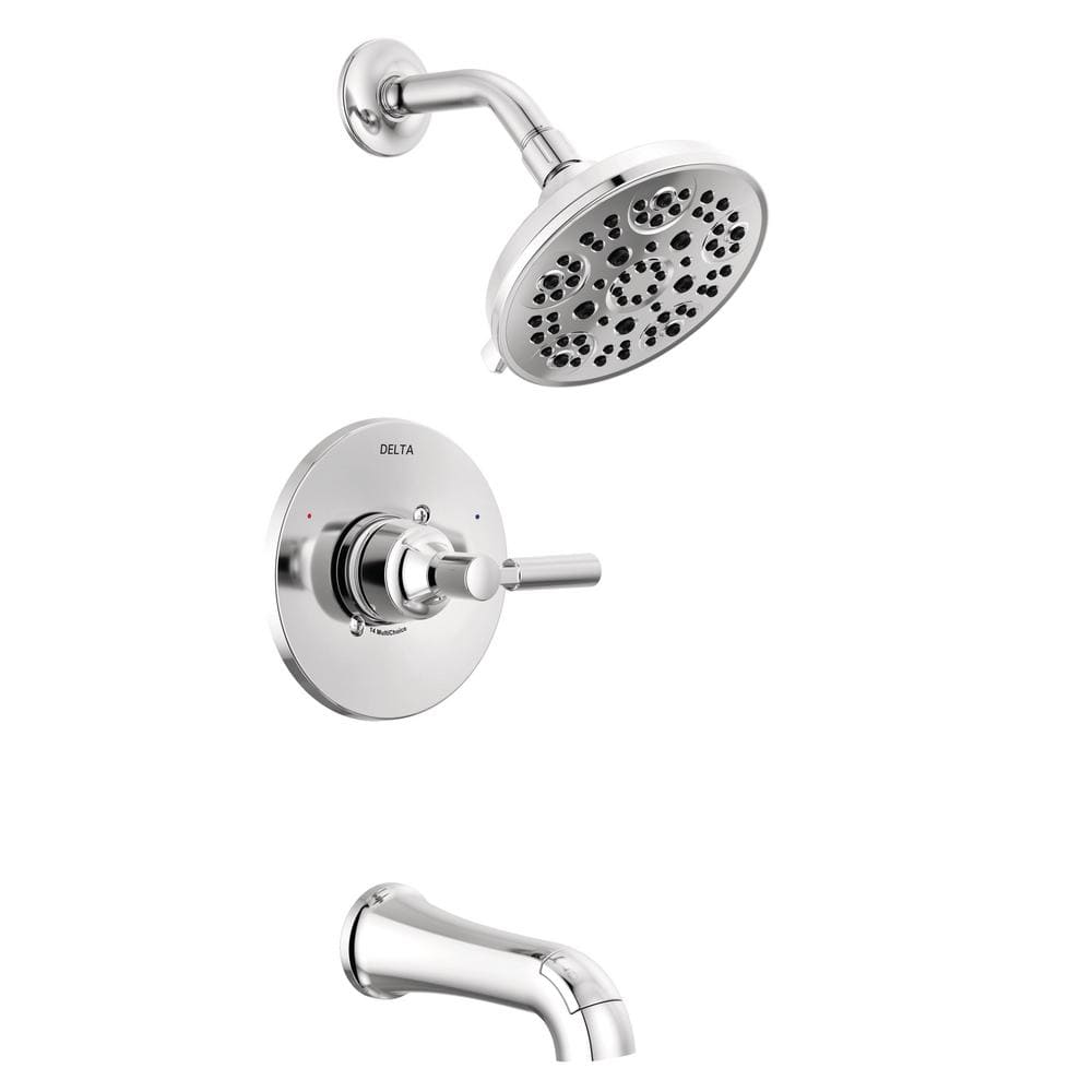 Delta Lorna Single Handle 5-Spray Tub and Shower Faucet 1.75 GPM in ...