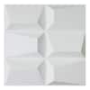 Art3dwallpanels 19.7 in. x 19.7 in. x 1 in. White PVC 3D Wall Panels ...