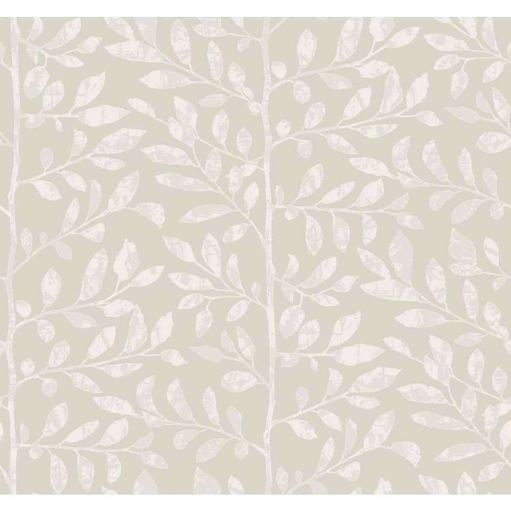 SCOTT LIVING Sagecrest Light Grey Sapling Wallpaper 4177-83307 - The ...
