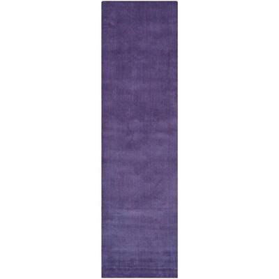 SAFAVIEH Himalaya Purple 2 ft. x 8 ft. Solid Runner Rug HIM610B-28 ...
