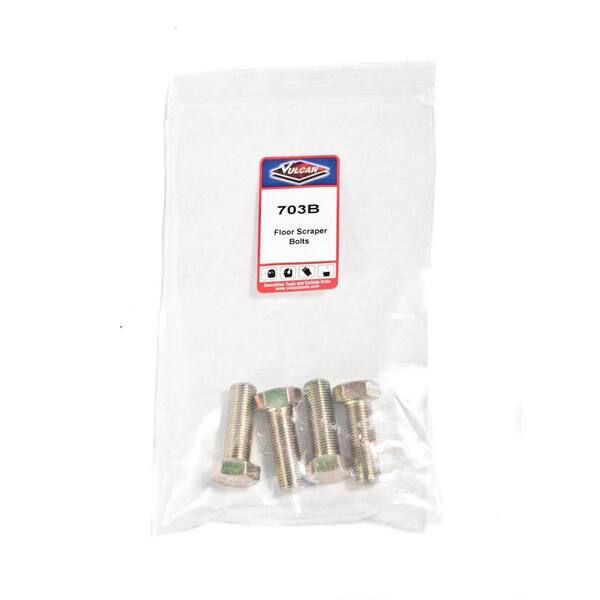 Vulcan Replacement Floor Scraper Bolts (set of 4 Bolts) 703B - The Home ...