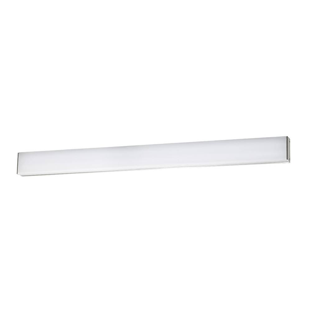 WAC Lighting Strip 36 in. Brushed Aluminum LED Vanity Light Bar and ...