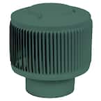 Active Ventilation 4 in. Dia Aura PVC Vent Cap Exhaust with Adapter for ...