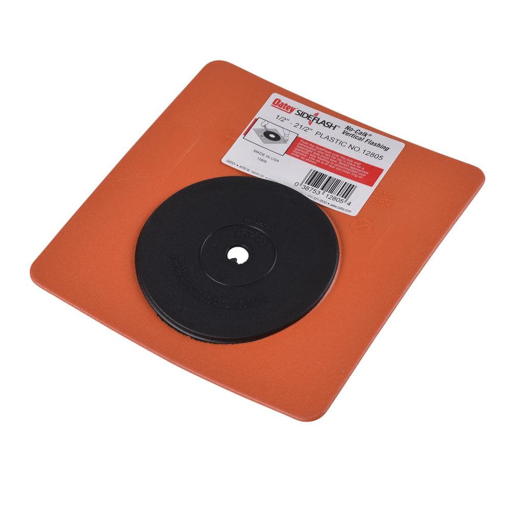 Oatey Sideflash 8-1/2 in. x 8 in. Vertical Vent Pipe Roof Flashing with ...