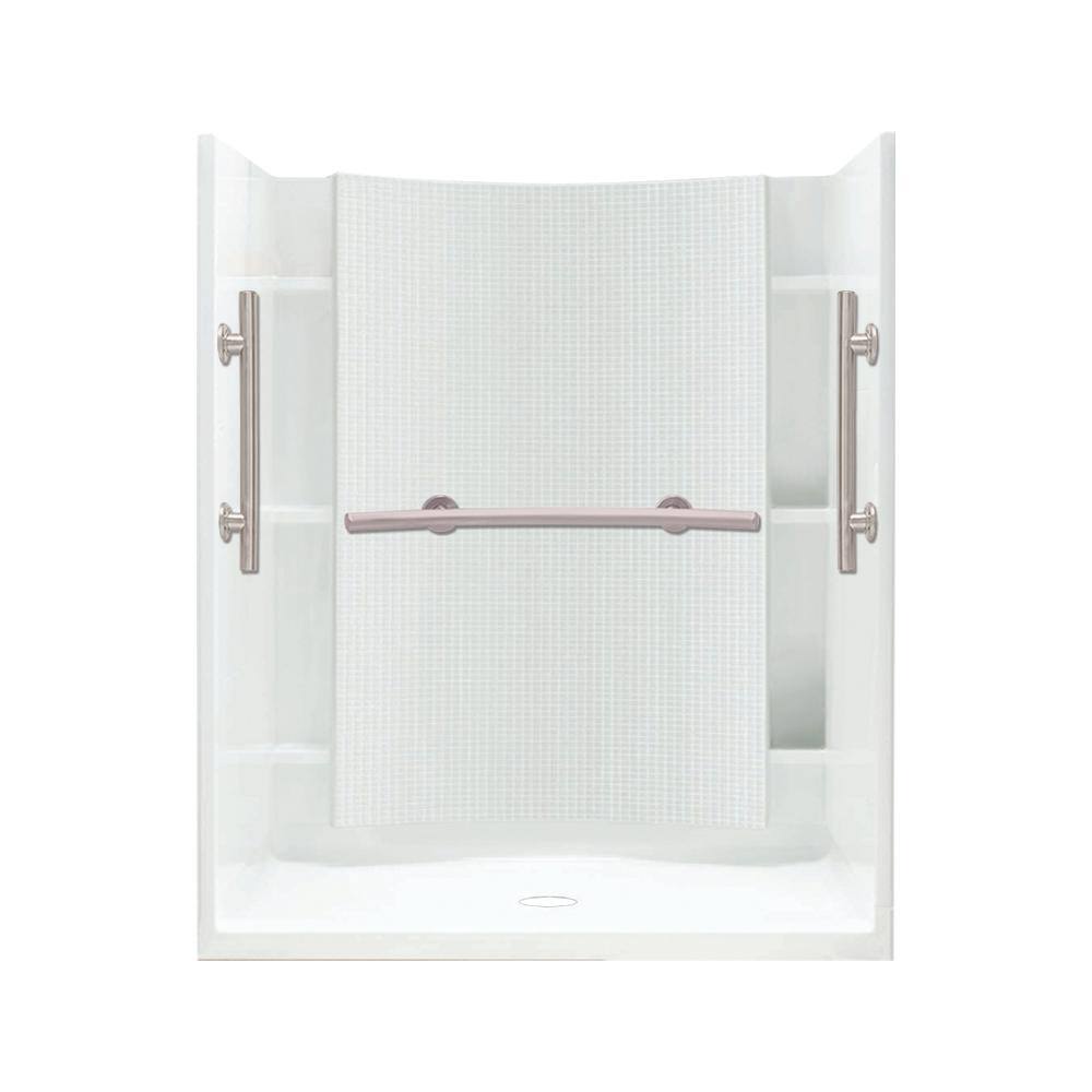 STERLING Accord 36 in. x 48 in. x 75.75 in. Shower Kit in White with ...